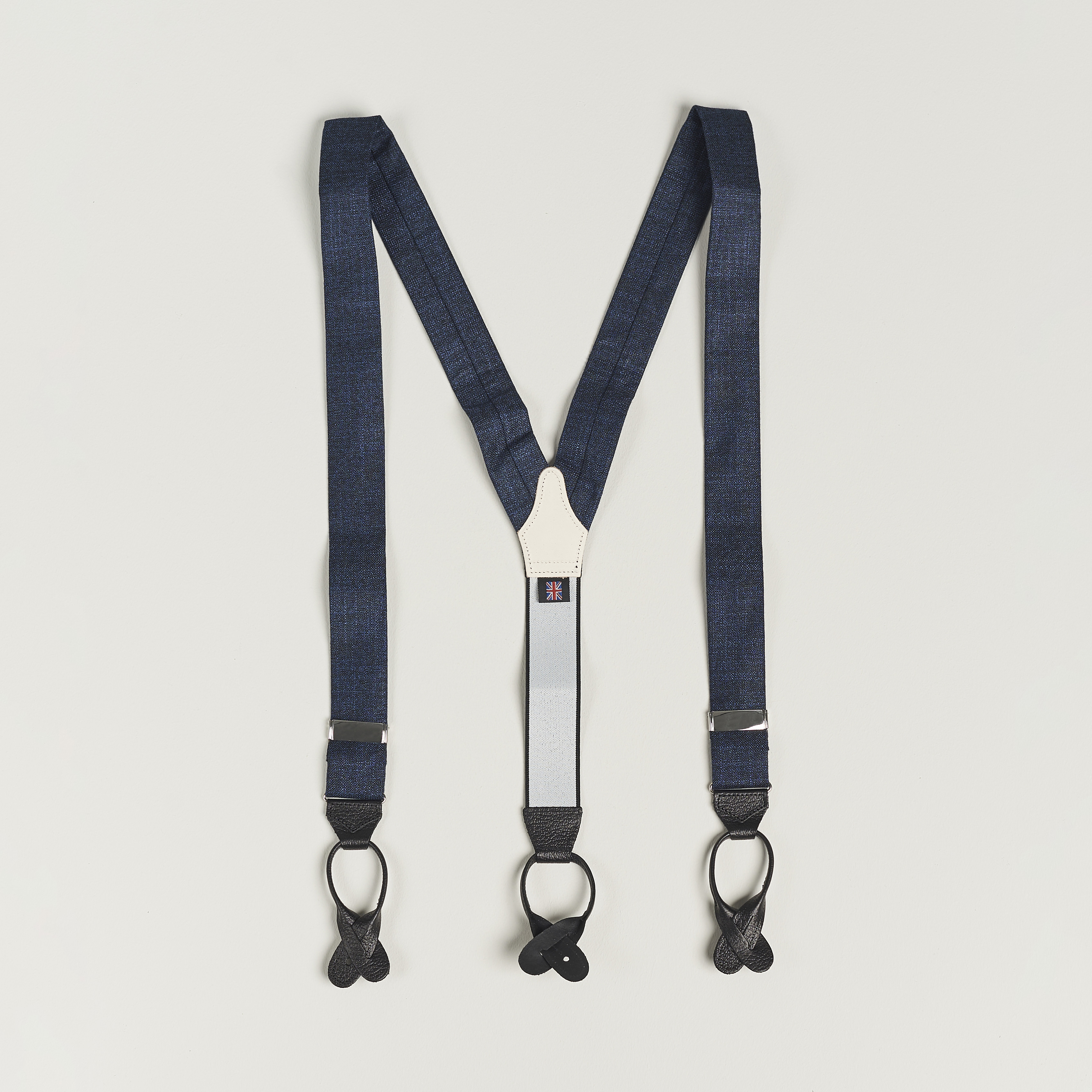 Albert Thurston Hardy Minnis Bamboo Braces 38mm Navy bei Care of Carl