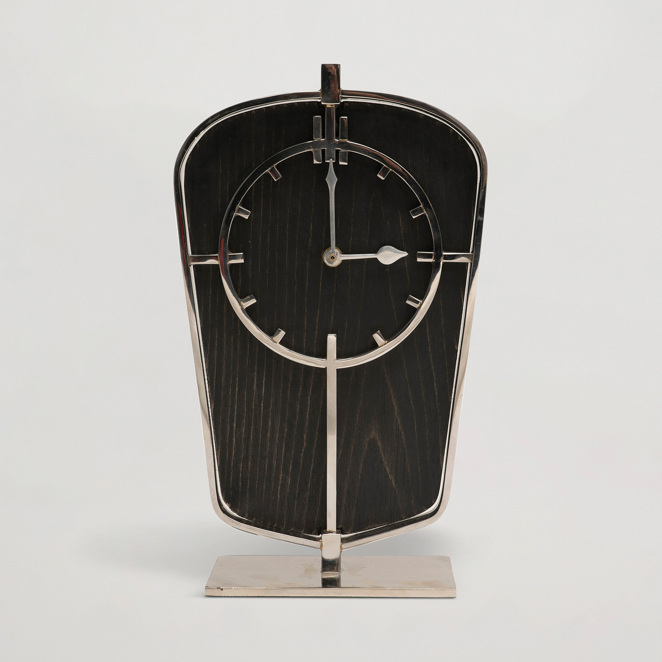 Authentic Models Art Deco Desk Clock Silver bei Care of Carl