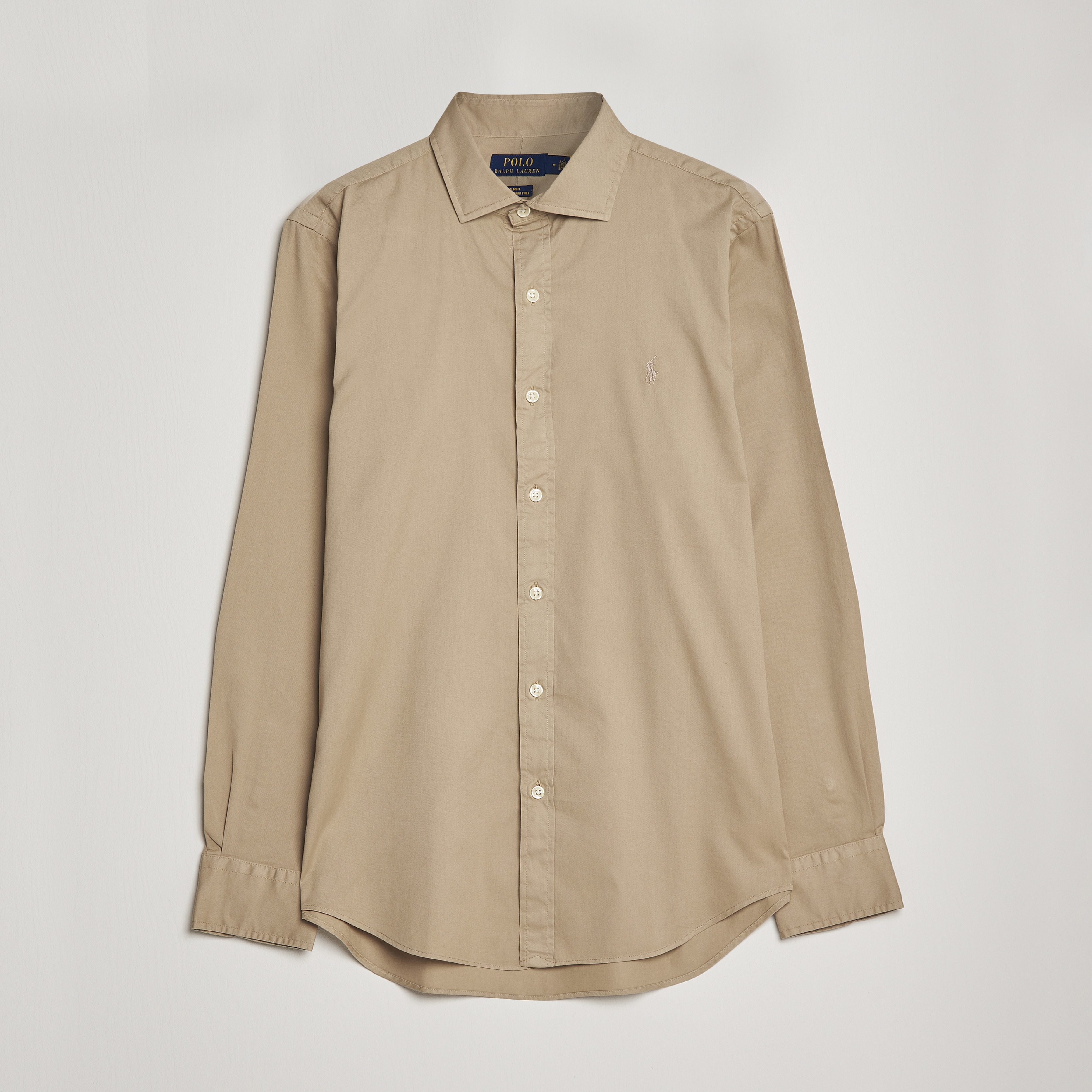 Polo Ralph Lauren Slim Fit Twill Shirt Surrey Tan bei Care of Carl