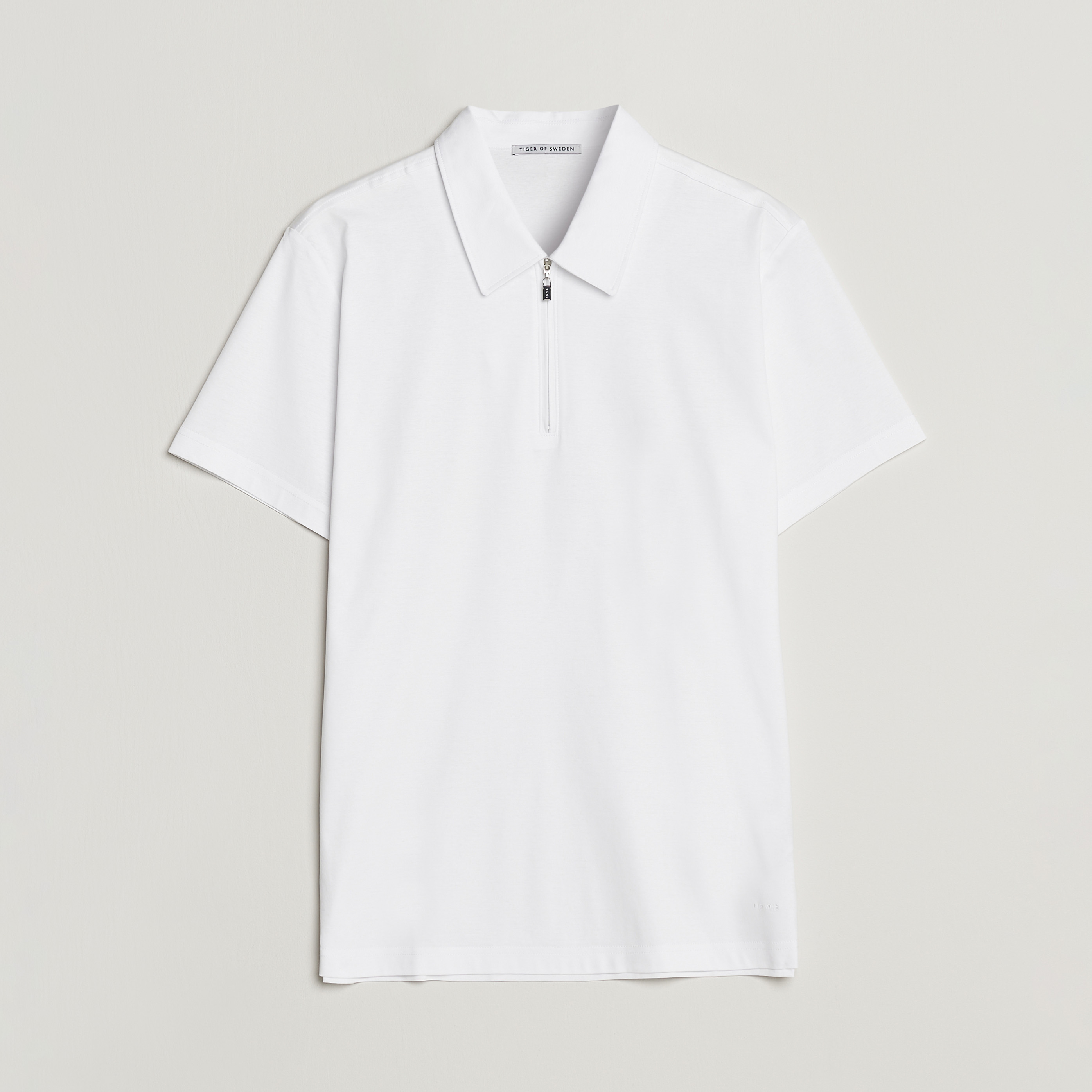 Tiger of Sweden Laron Mercerized Cotton Shirt Pure White bei Care of Carl