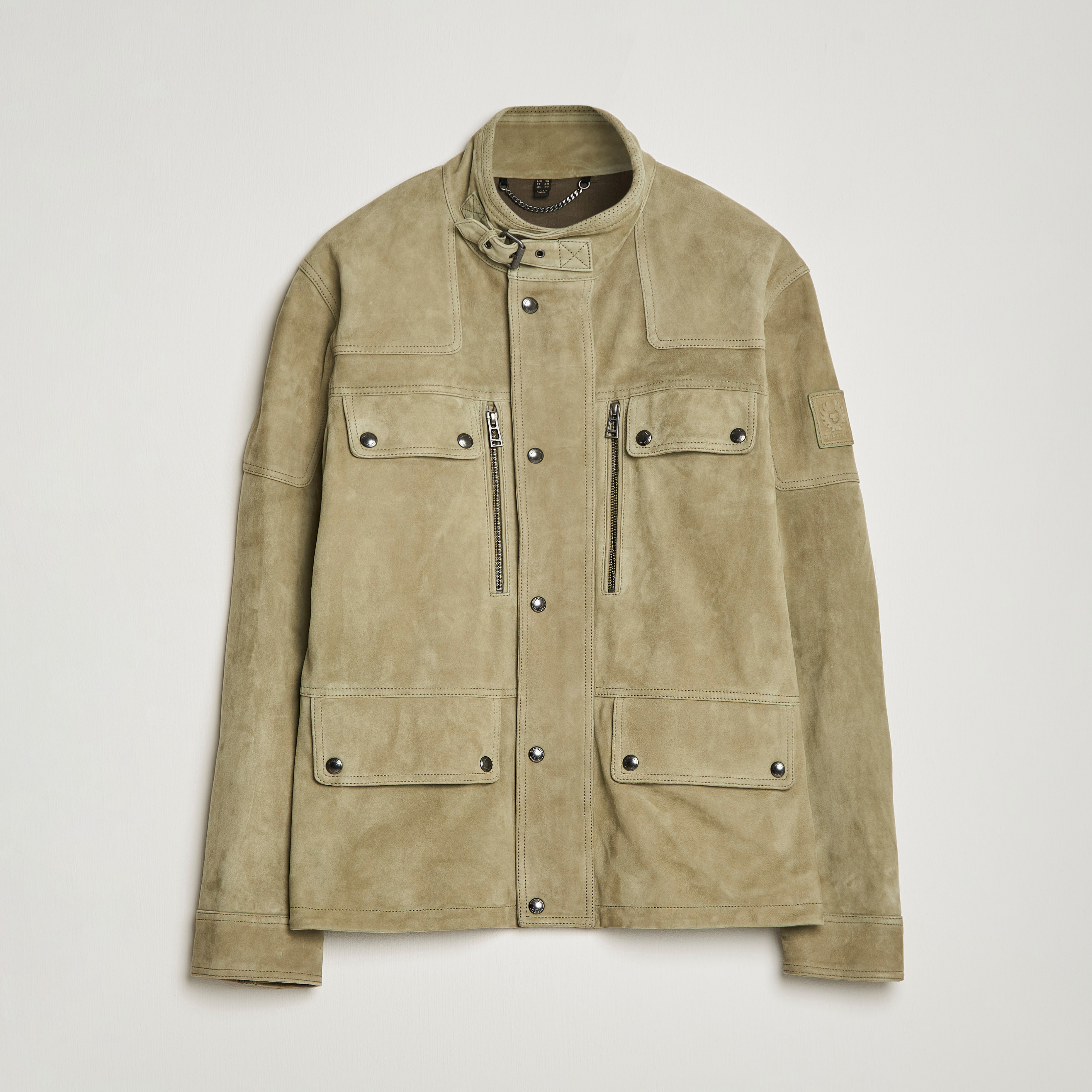 Belstaff Dene Suede Field Jacket Aloe bei Care of Carl