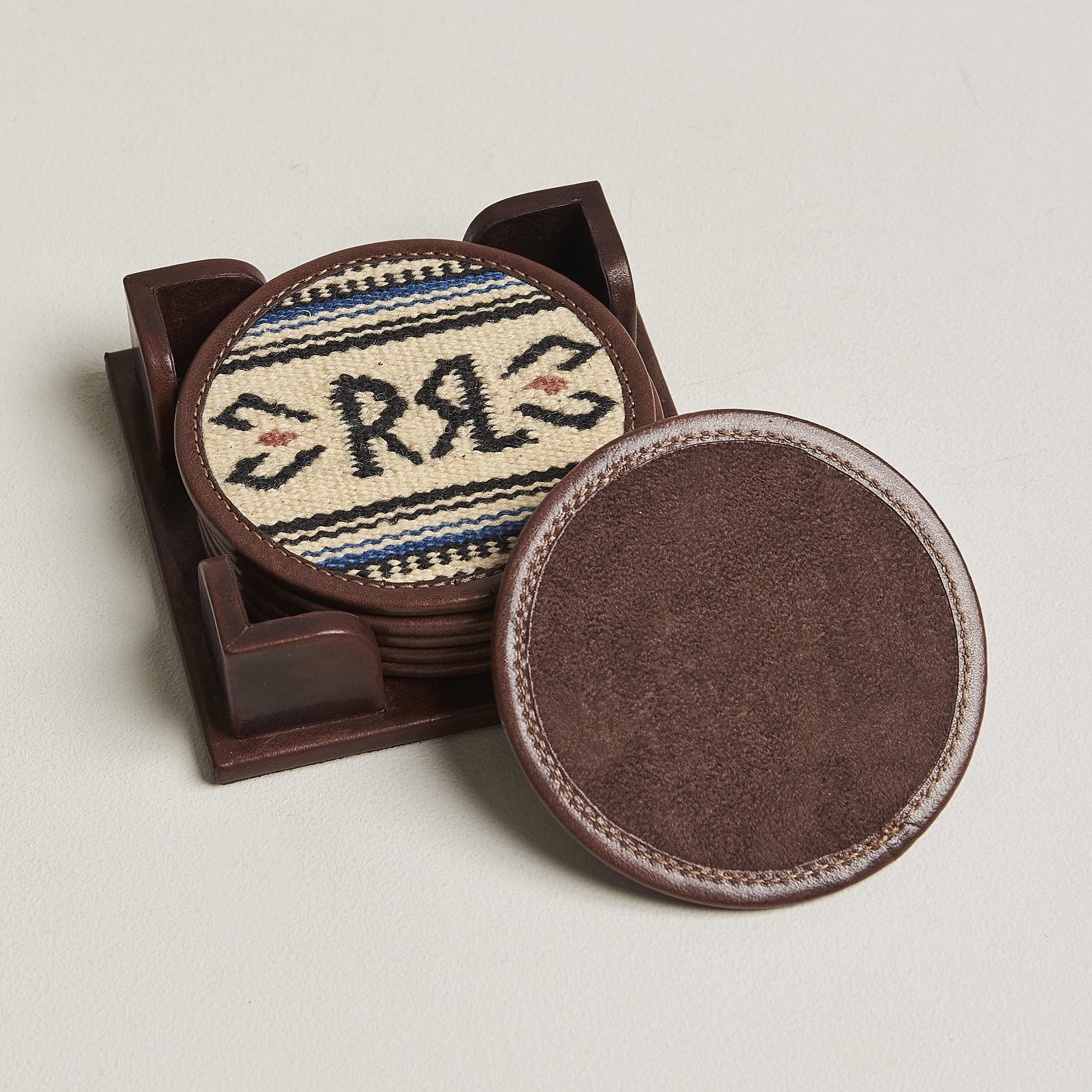 RRL Coaster Set Cream/Navy bei Care of Carl