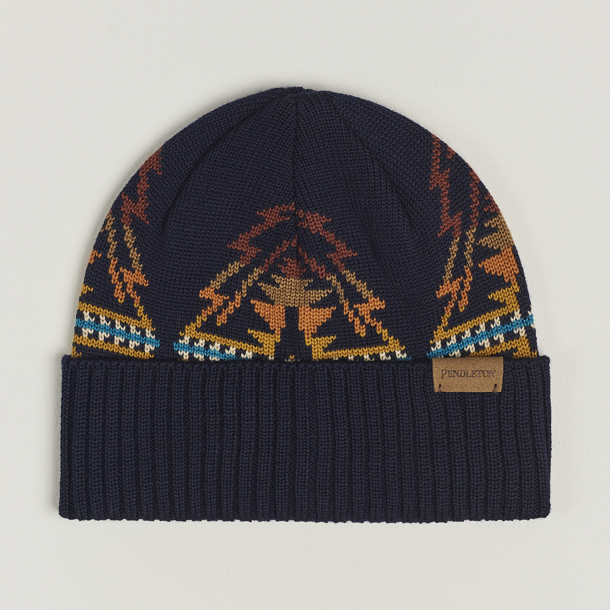 Pendleton Knit Cap Trapper Peak Navy bei Care of Carl