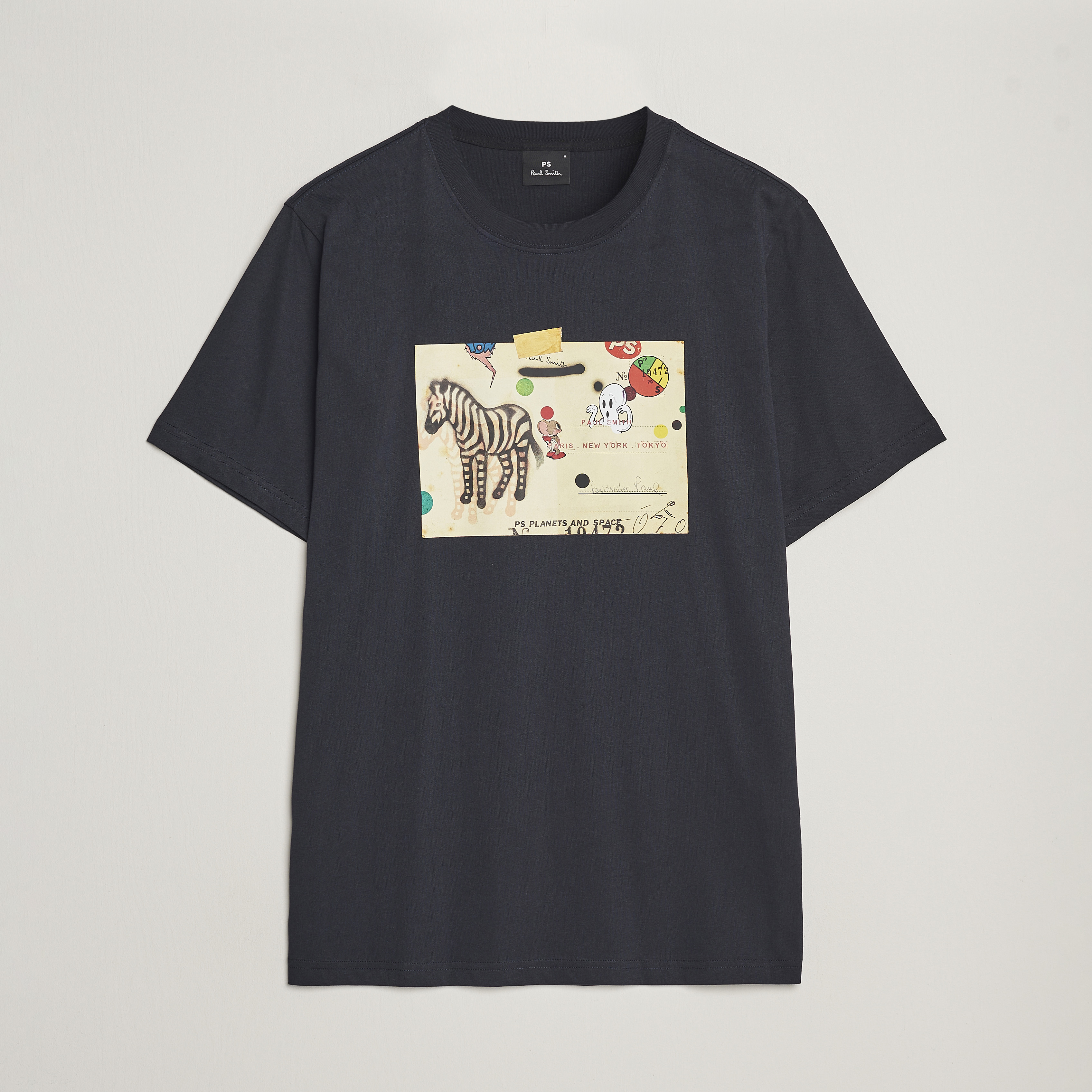 PS Paul Smith PS8 Zebra Crew Neck T-Shirt Black bei Care of Carl