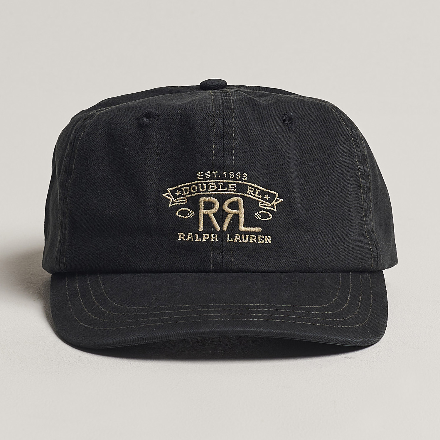 RRL Sportsman Cap Black bei Care of Carl