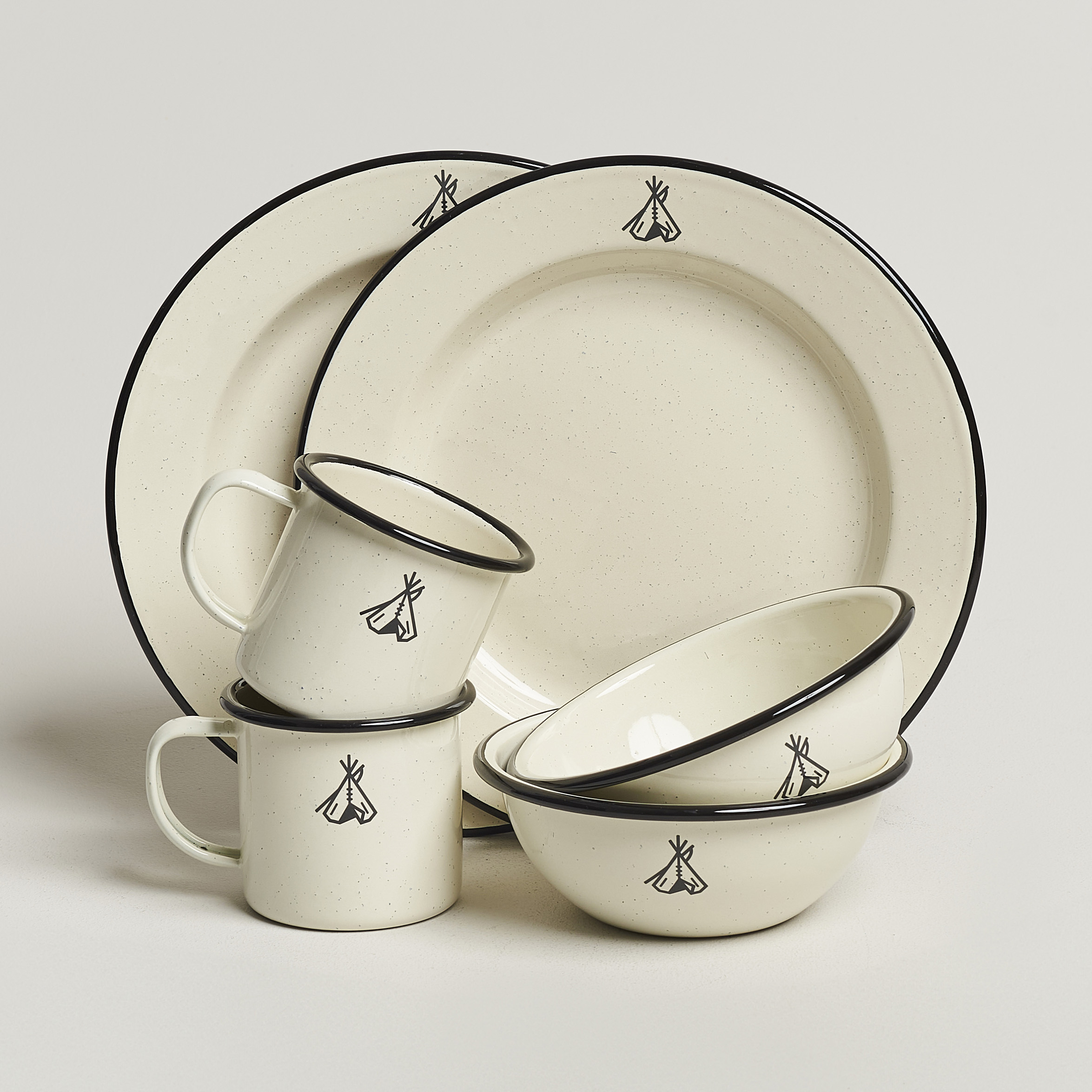 Pendleton Camp Enamelware Set Ivory bei Care of Carl