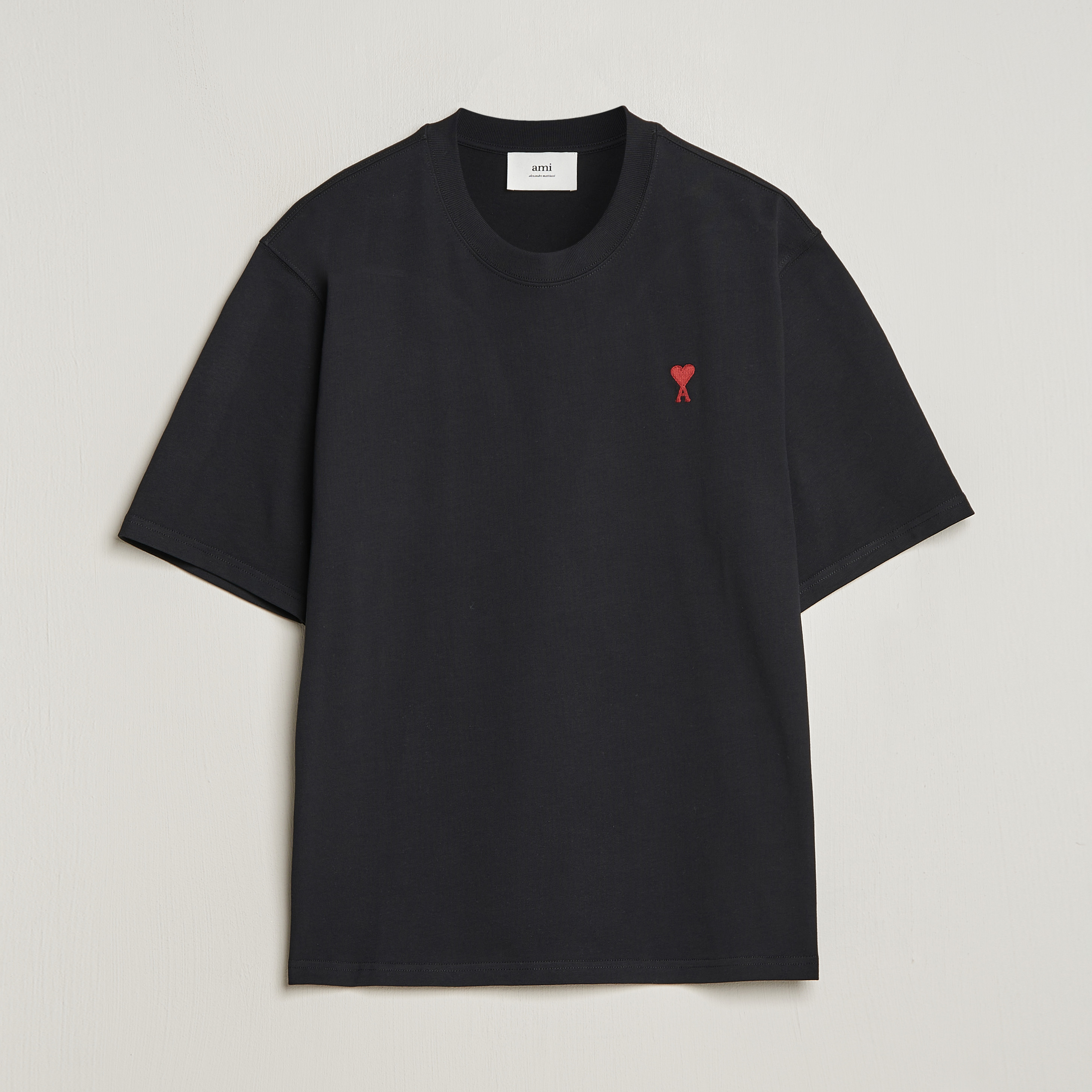 AMI Heart Logo T-Shirt Black bei Care of Carl