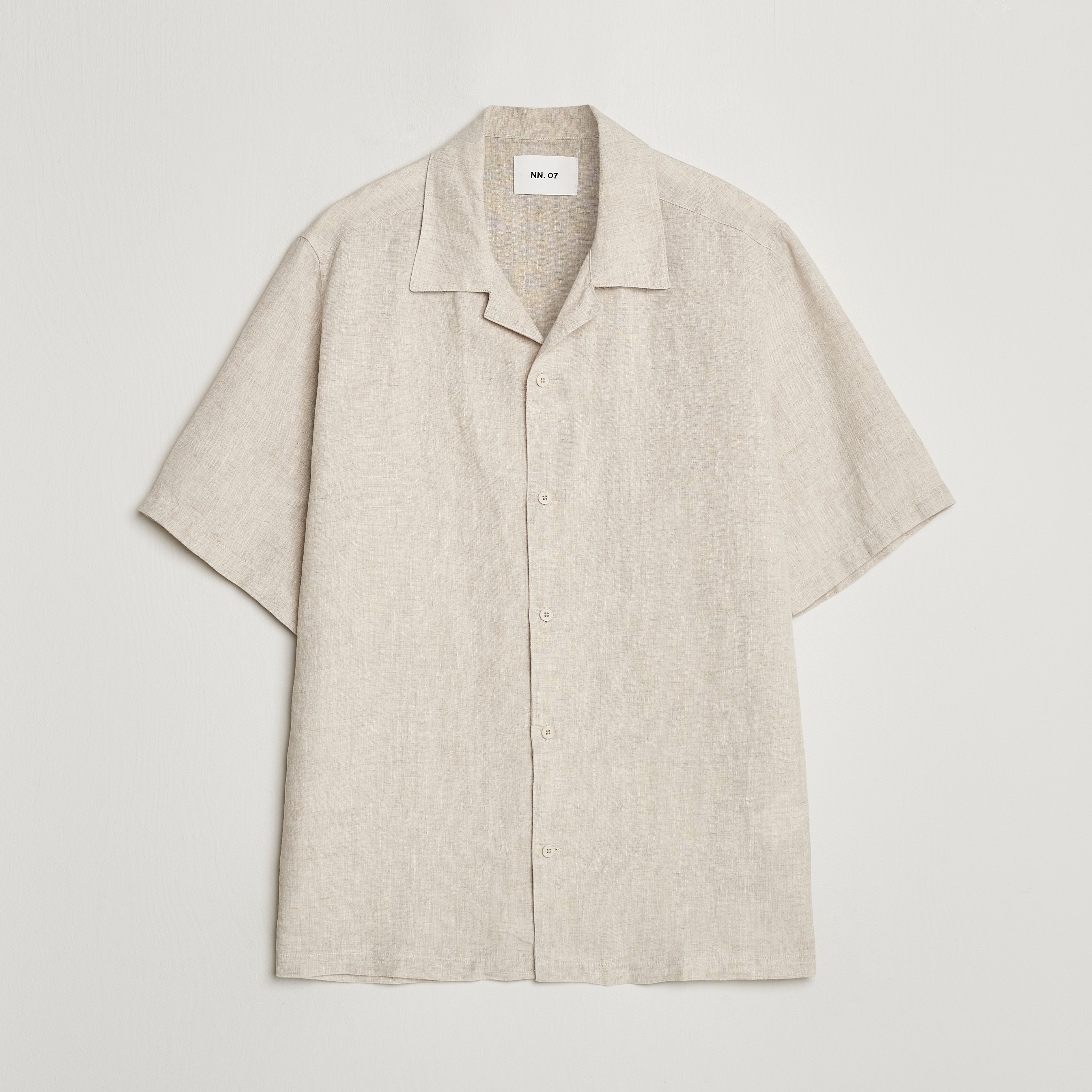 NN07 Julio Linen Resort Shirt Oat bei Care of Carl