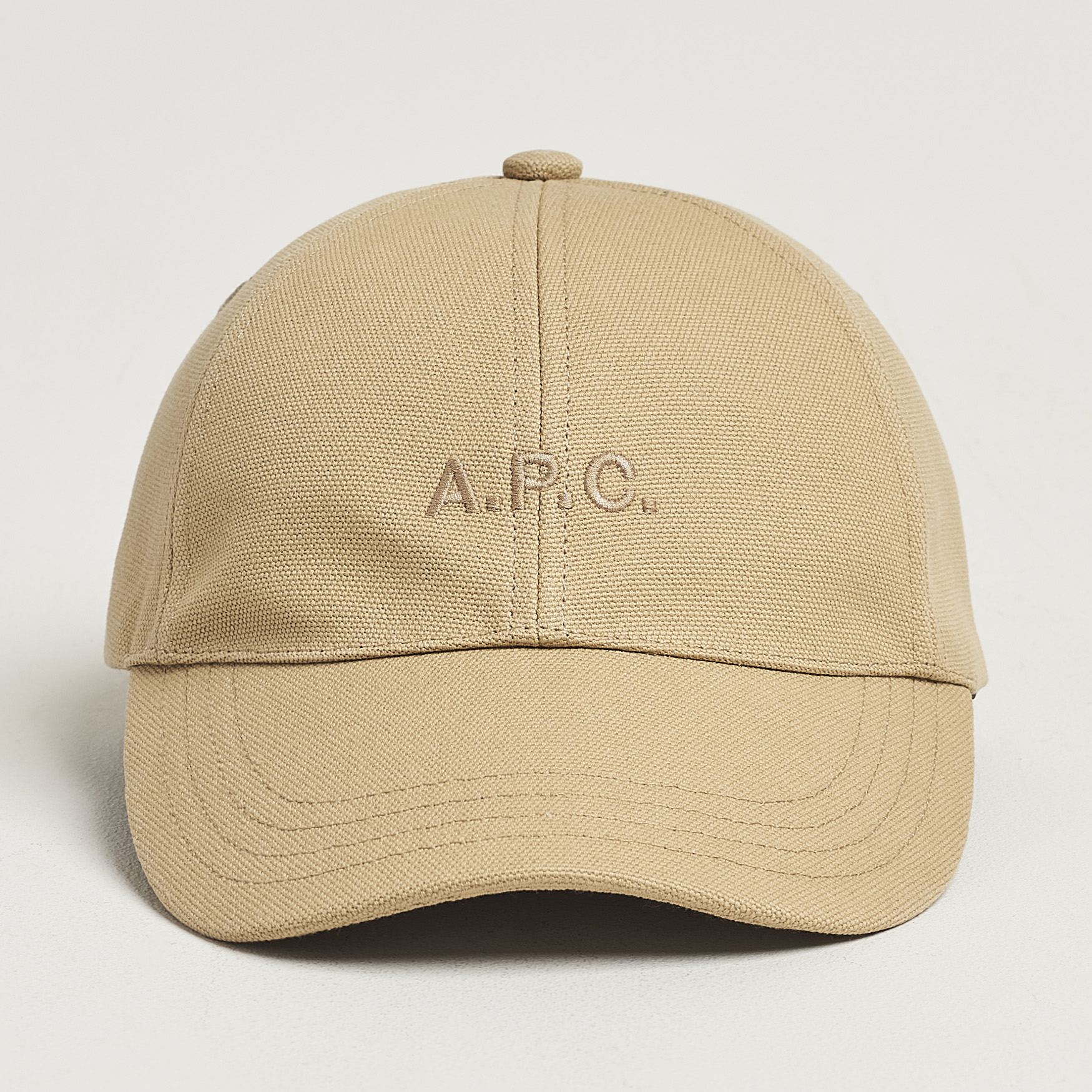 A.P.C. Charlie Baseball Cap Dark Beige bei Care of Carl