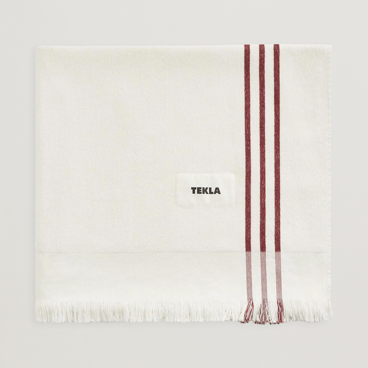 Tekla Organic Terry Beach Towel Clay bei Care of Carl