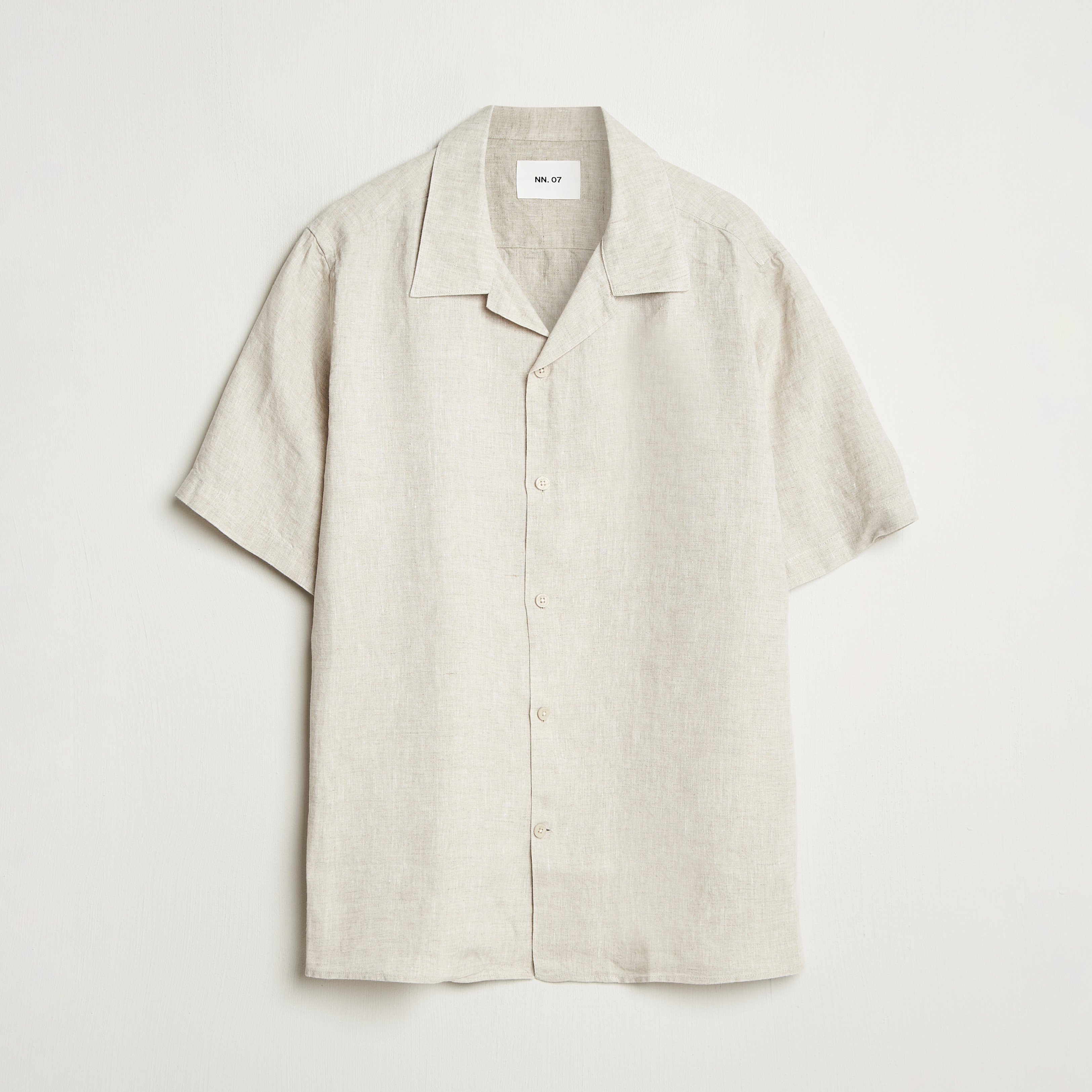 NN07 Julio Linen Resort Shirt Oat bei Care of Carl