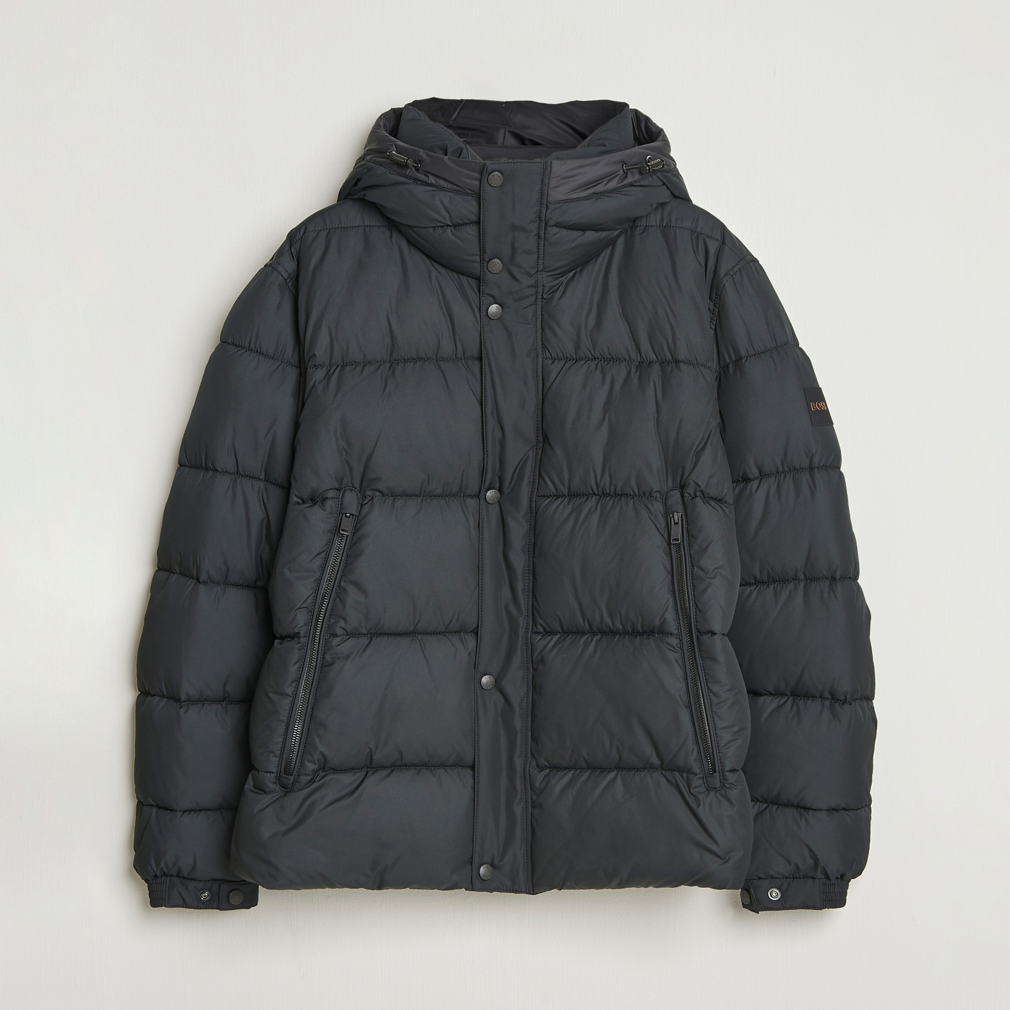 BOSS ORANGE Omaris Down Hooded Jacket Black bei Care of Carl