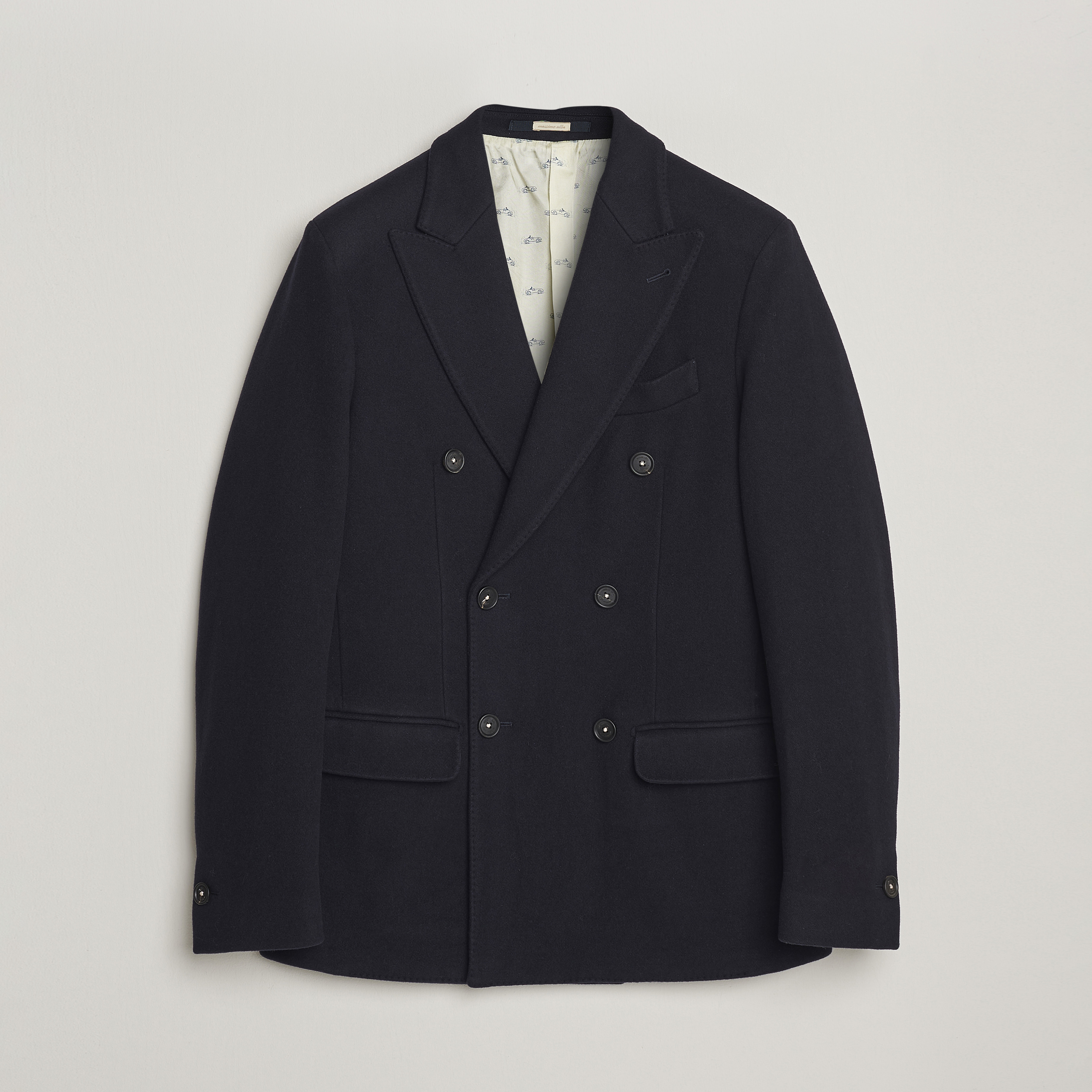 Massimo Alba Cashmere Peacoat Navy bei Care of Carl