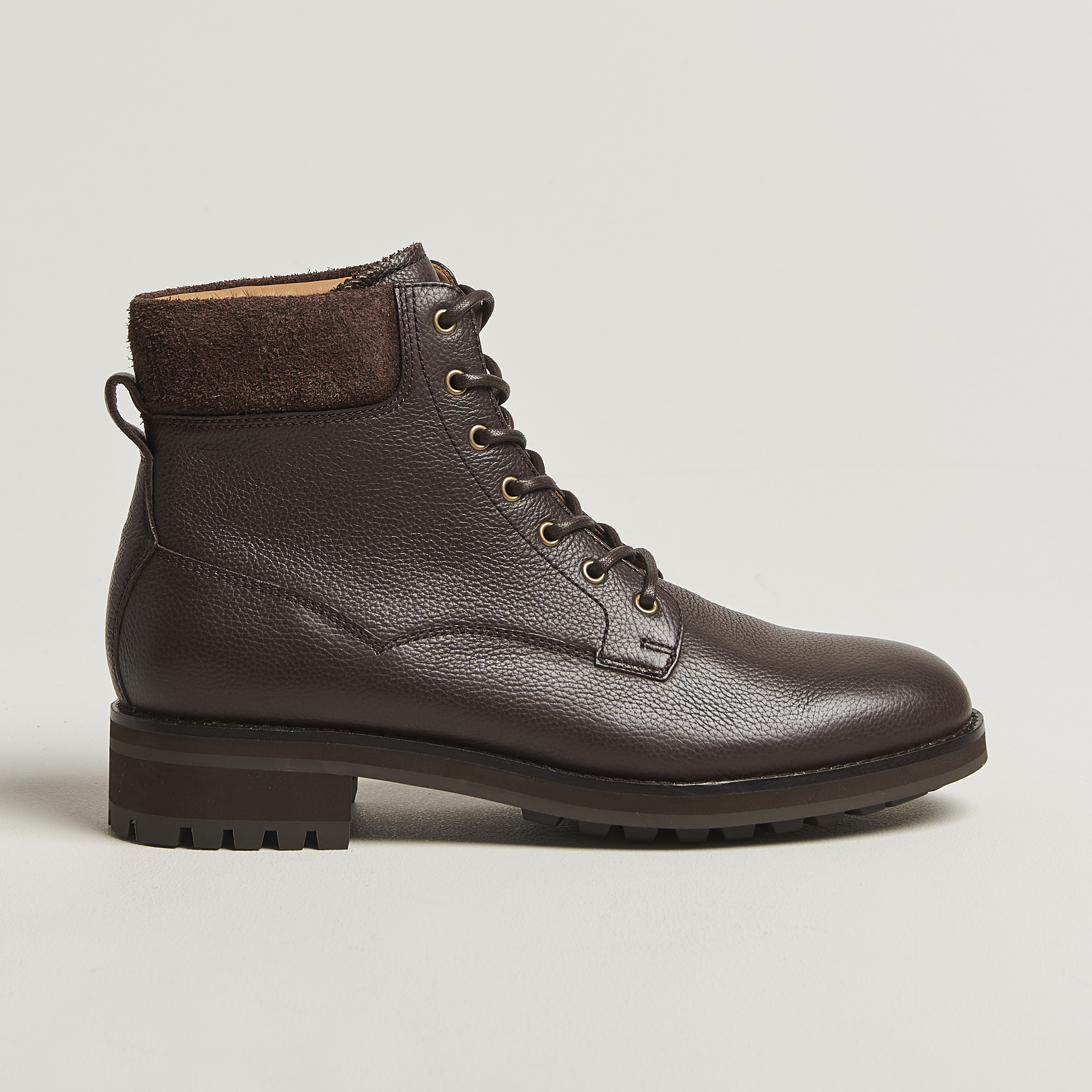 Polo Ralph Lauren Bryson Mid Boot Dark Brown Calf bei Care of Carl