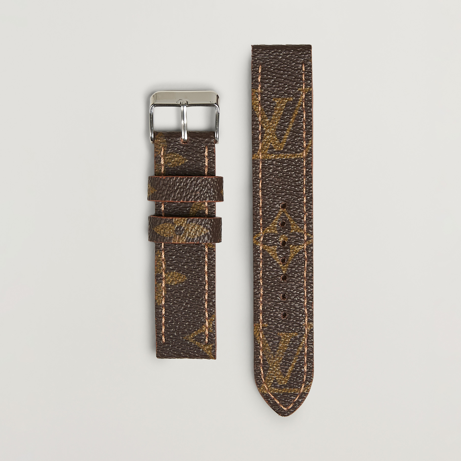 Care with Carl Watch Strap Re-made Louis Vuitton Monogram bei Care of Carl