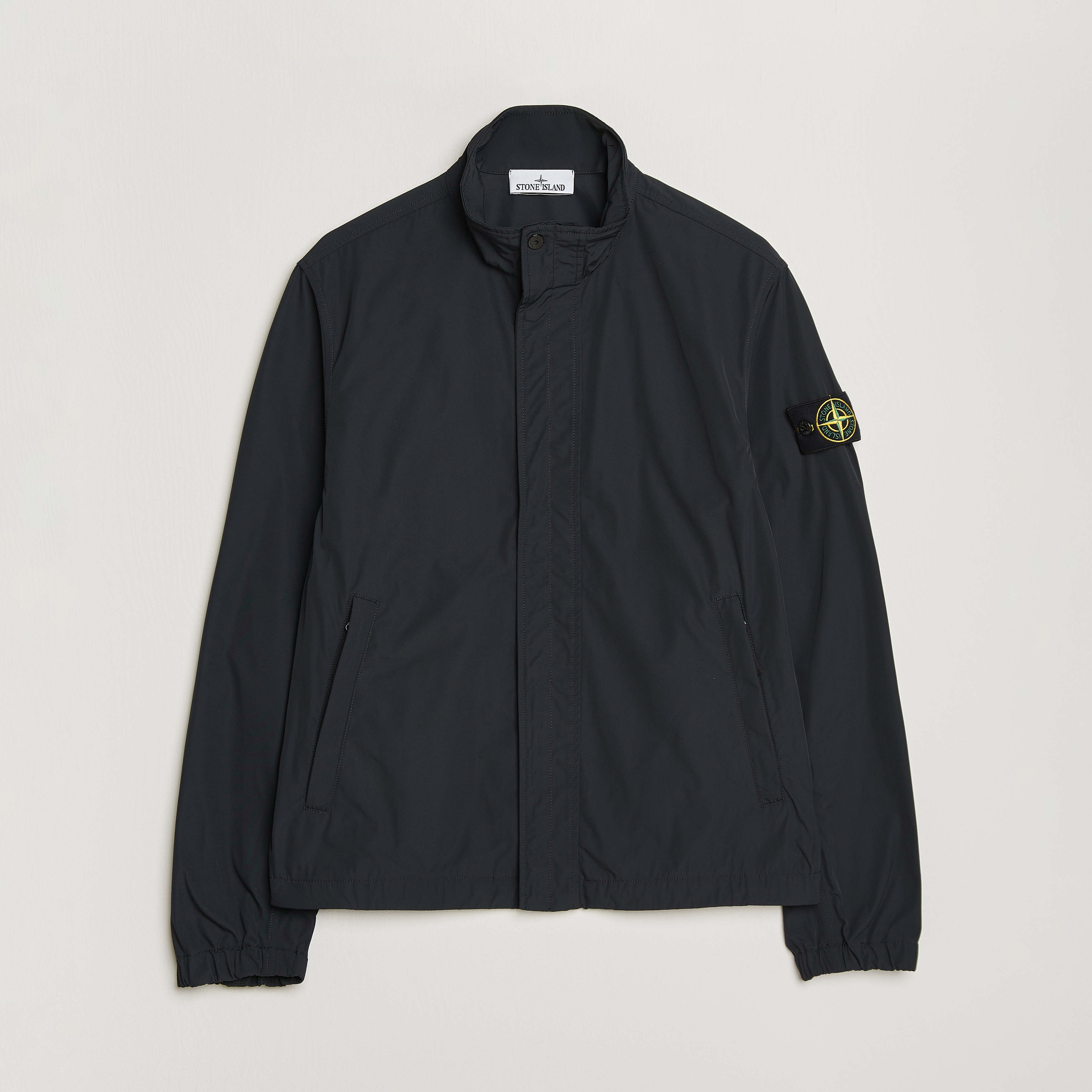 Stone Island Micro Twill Stand Collar Jacket Black bei Care of Carl