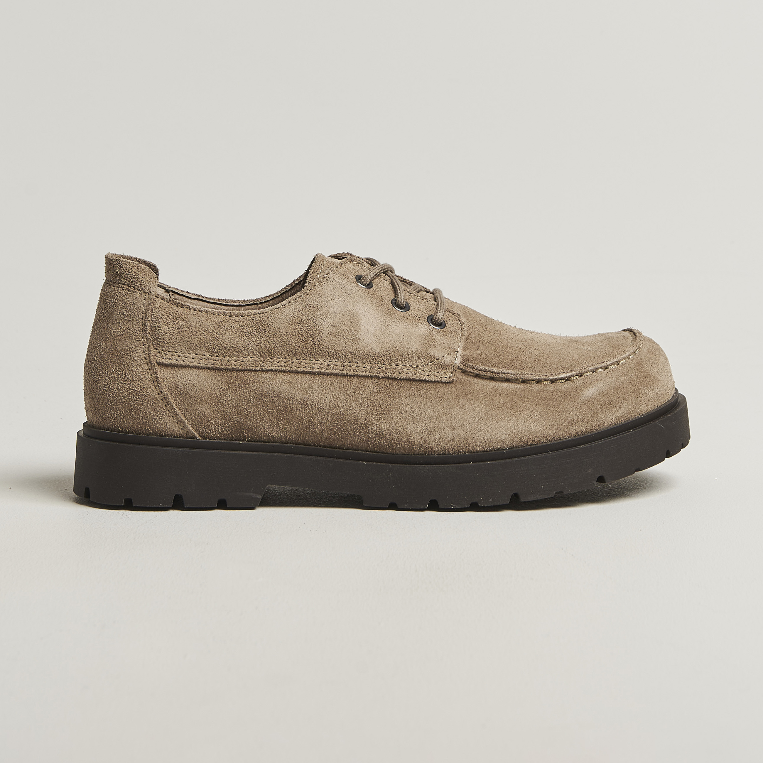 BIRKENSTOCK Highwood Moc Oxford Gray Taupe Suede bei Care of Carl