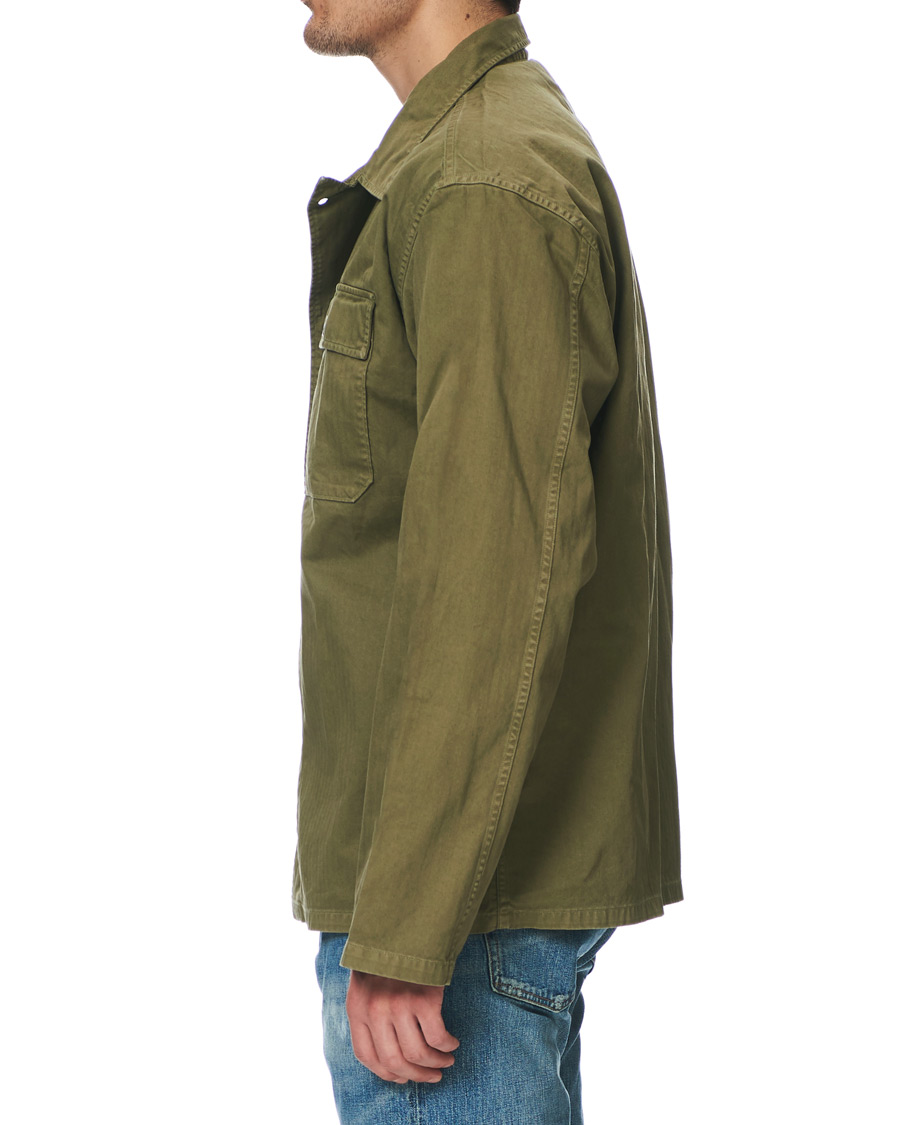 RRL Military Twill Overshirt Olive bei Care of Carl